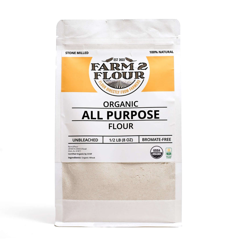 100% Organic All Purpose Flour – Farm2Flour