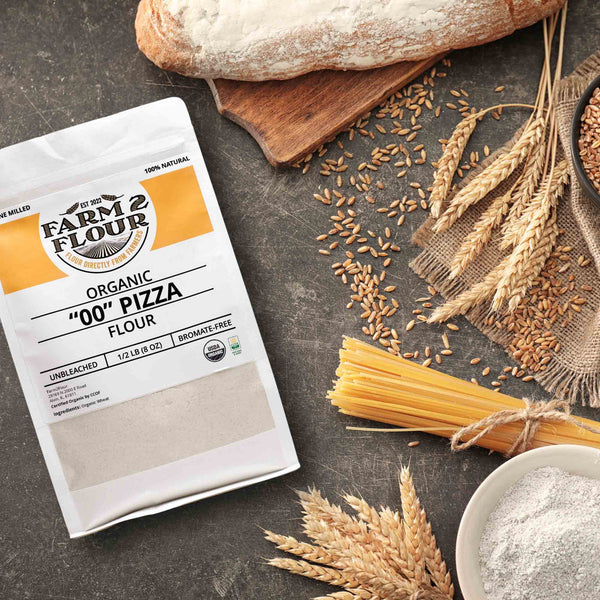 Organic '00' Pizza Flour | Pure & Freshly Stone-Milled – Farm2Flour